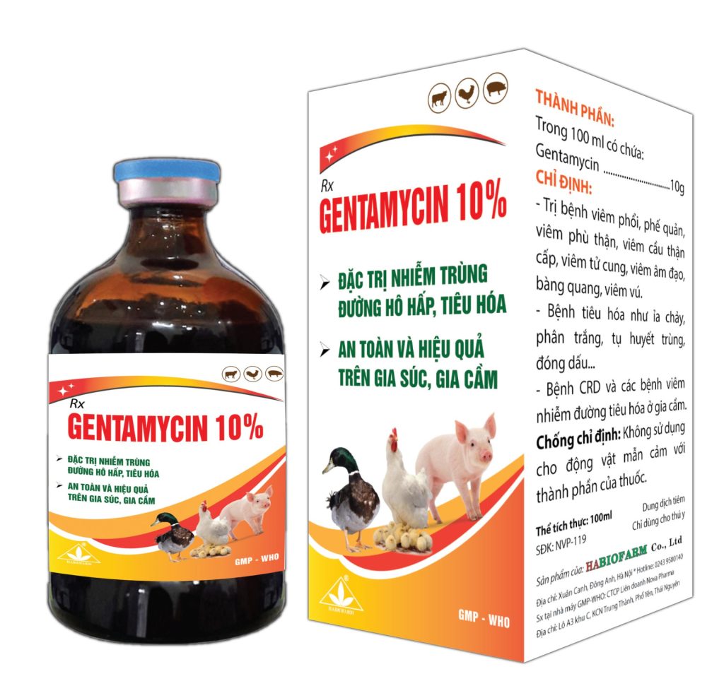 GENTAMYCIN 10% – HABIOFARM